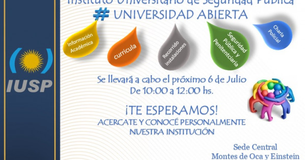 El IUSP te invita a la UNIVERSIDAD ABIERTA en Sede Central - IUSP ...